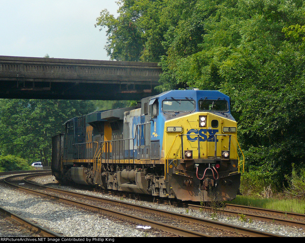 CSX 8 Coal Train